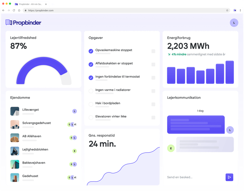 Propbinder - Den moderne ejendomsplatform